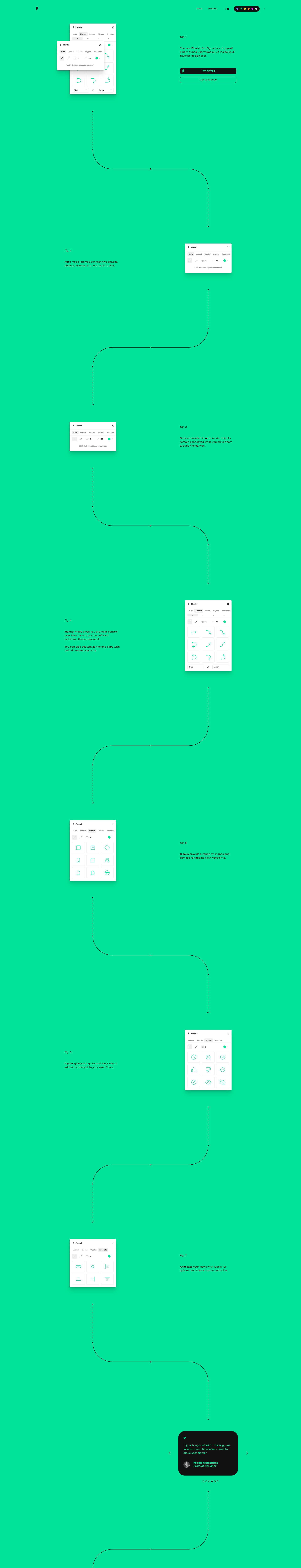 Check out landing page Flowkit for Figma